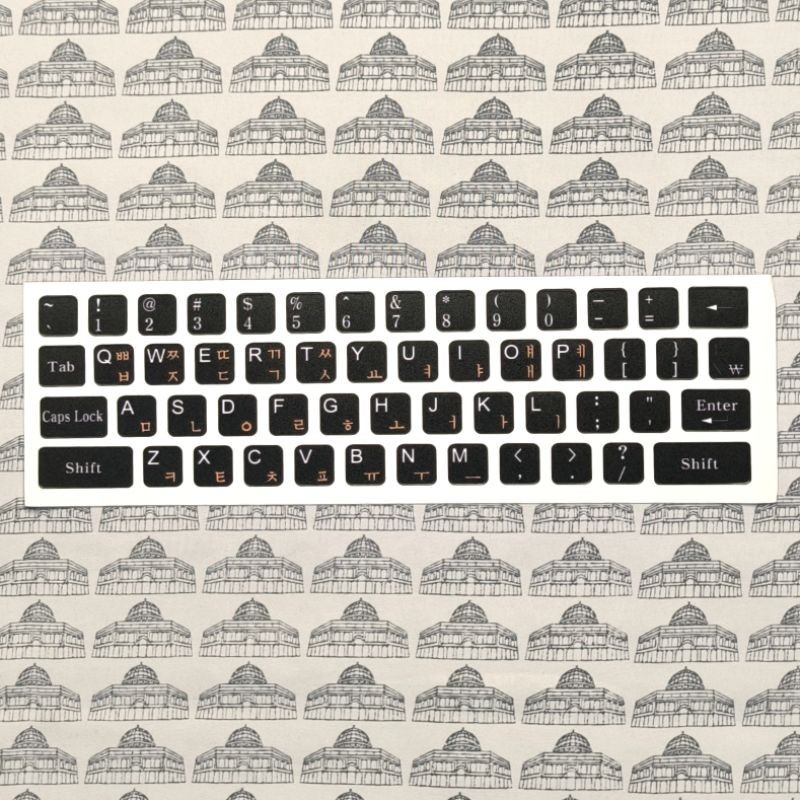 Korean hangul keyboard sticker | Shopee Malaysia