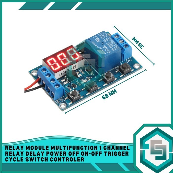 Multifunctional MODULE RELAY 1 CHANNEL RELAY POWER TRIGGER CYCLE RELAY ...