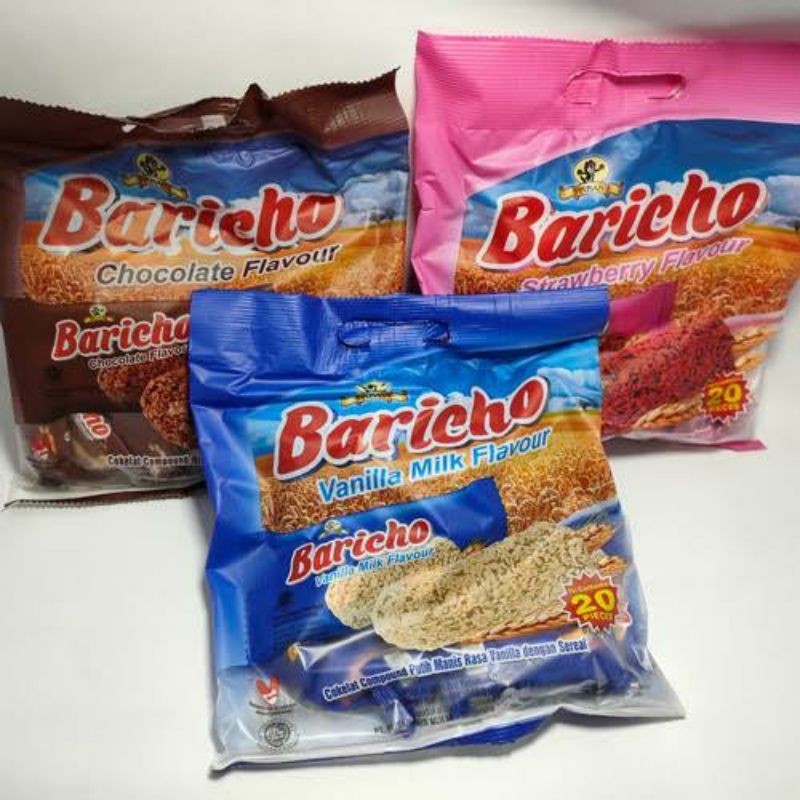Baricho Cereal Snack 20 Sachets Vanilla Chocolate Flavor Strawberry ...