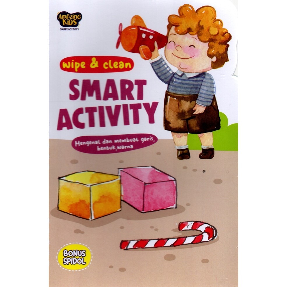 Wipe & Clean Smart Activity (Bonus Marker) | Shopee Malaysia