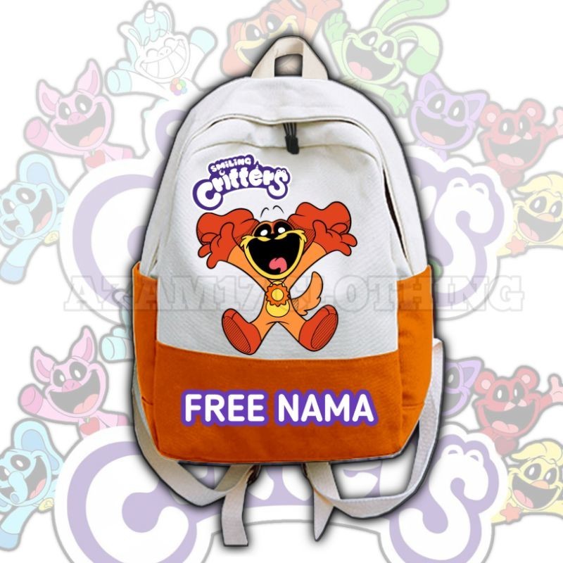 Children's SCHOOL BACKPACK BAG KINDERGARTEN PRIMARY SCHOOL SMILING ...