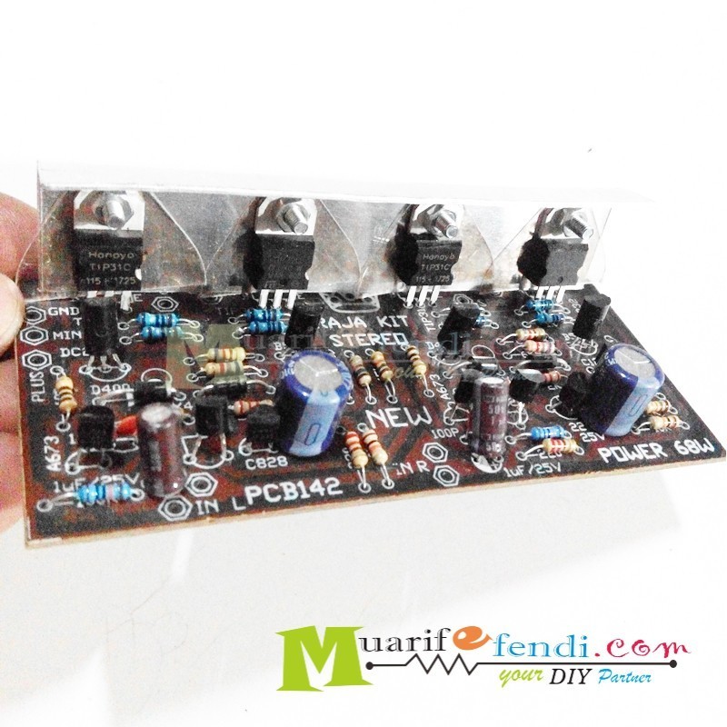 Final 68Watt Stereo Power Amplifier KIT TIP31 And CT Voltage TIP32 ...