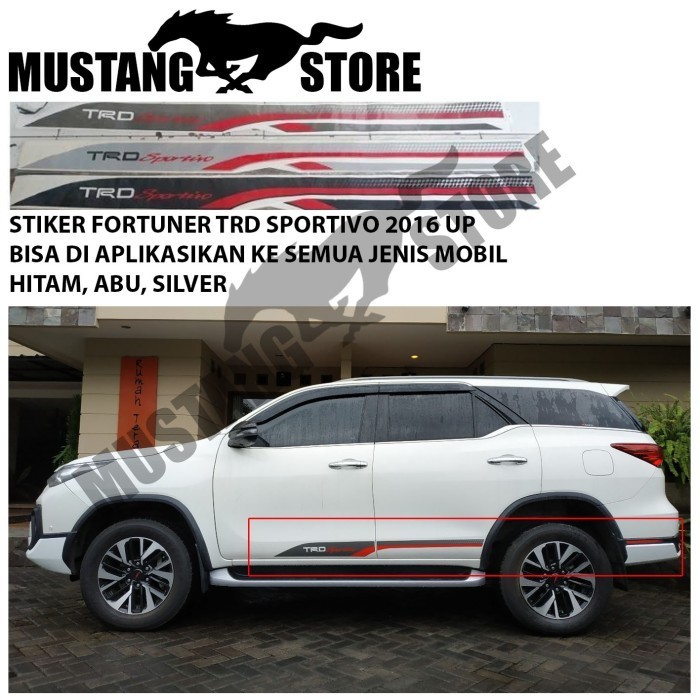 Original Fortuner Vrz Sticker - All New Fortuner Trd Sportivo Sticker ...