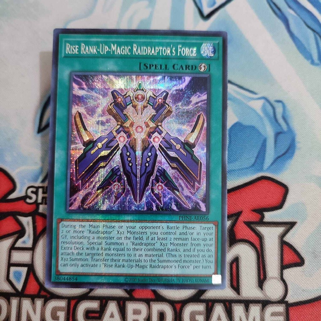 Yugioh AE rise rank up magic raidraptor's force PHNI-AE056 SE original ...