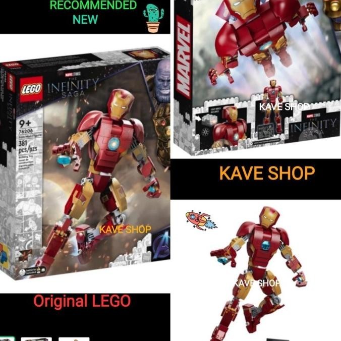 Lego 76206 Super Heroes: Iron Man Figure | Shopee Malaysia