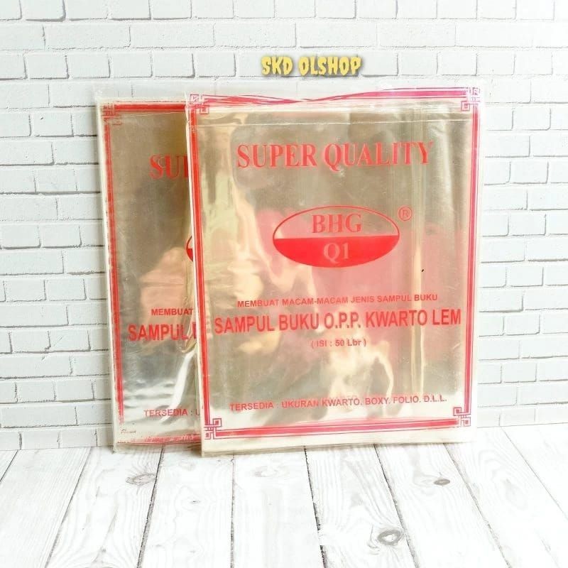 Opp Clear Plastic Book Cover, Regular Book Cover (50 Sheets) | Shopee ...