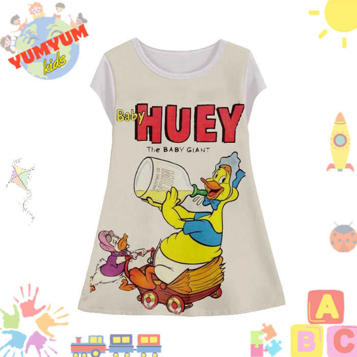Baby Huey Girls' Dress v3 Children's Tunic Animated Cartoon Baby Huey ...