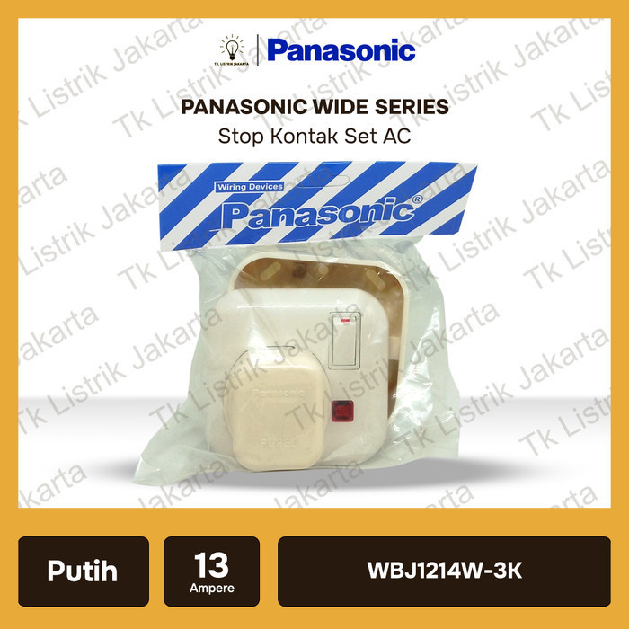 Panasonic Wide Series Socket Set AC WBJ1214W-3K | Shopee Malaysia