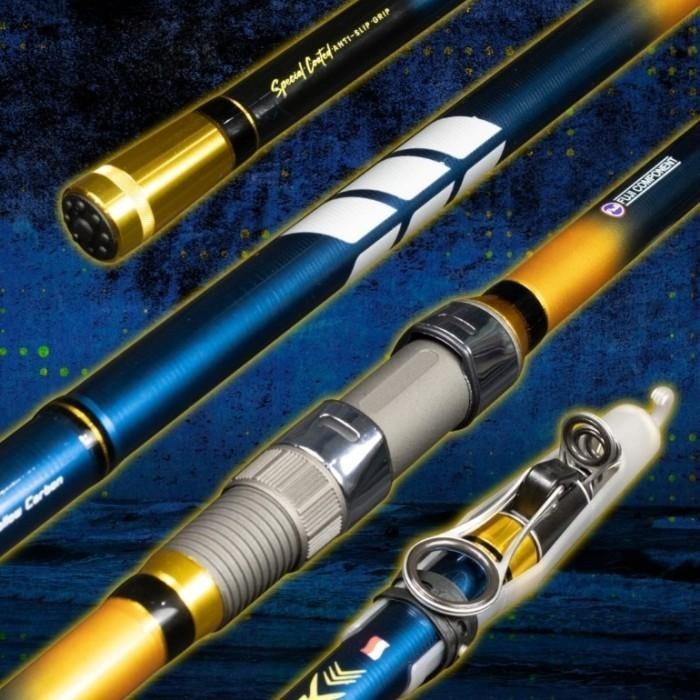 Daido blue shark Fishing Rod Full ring fuji Full Premium Beach surf ...