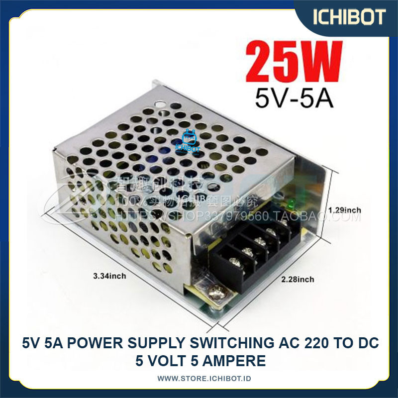 5V 5A Power Supply Switching AC 220 to DC 5 Volt 5 Ampere | Shopee Malaysia