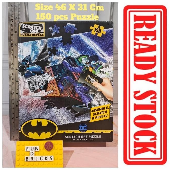Prime 3D Scratch Off Puzzle Reveal Batman Joker 150pcs | Shopee Malaysia