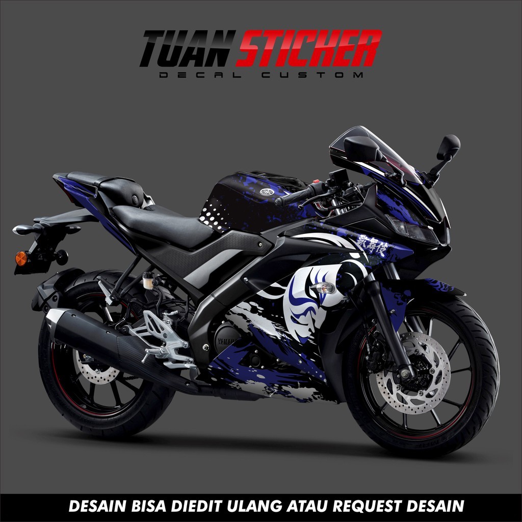 Sticker striping Decal Yamaha R15 V3, Sticker Decal R15 V3, Sticker R15 ...