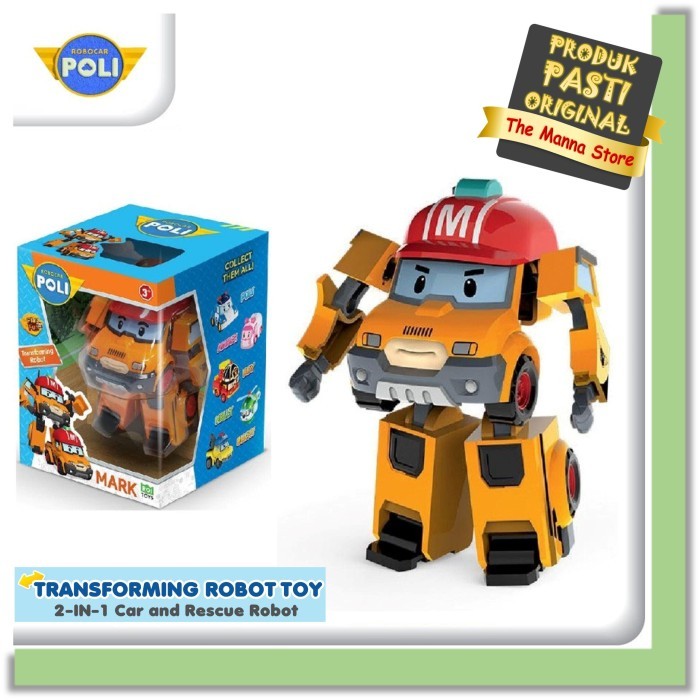 Robocar Poli Transforming Robot Mark 4" Mrt-0654 Korean Toys | Shopee ...