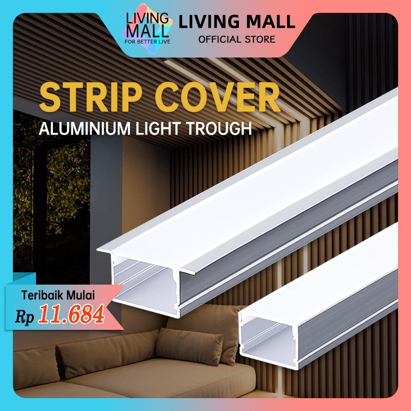1 Meter LED Strip Light Protector/Strip Light Trough/Aluminum LED Strip ...