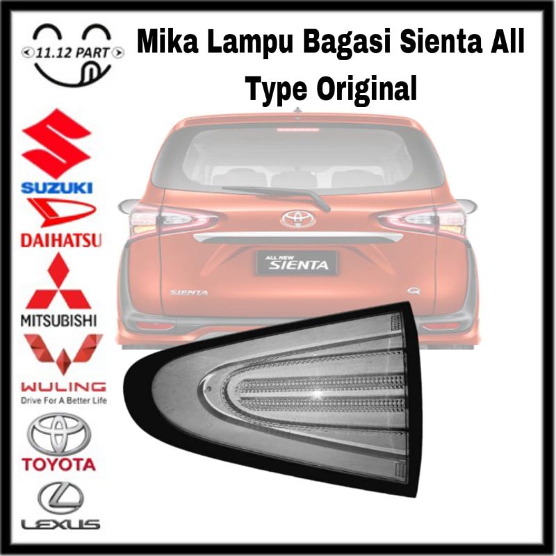 Mika Sienta Trunk Lights All types QGOV Original Mika Sienta rear ...