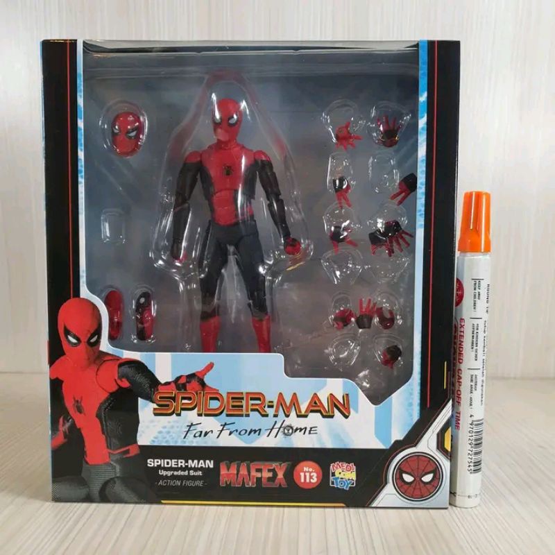 Toy mafex act figure spiderman far from homeMafex 113recast mafex ...