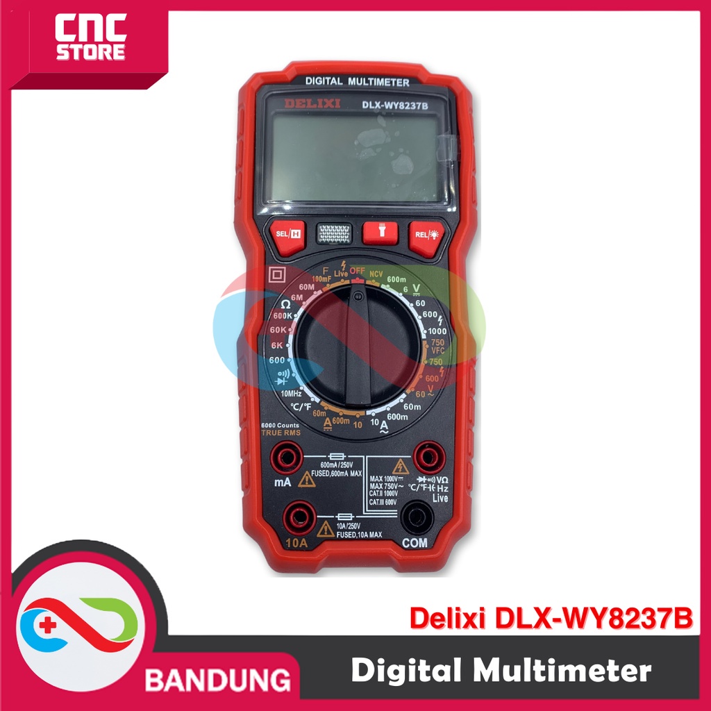 Delixi 8237B DIGITAL MULTIMETER AVOMETER MULTITESTER | Shopee Malaysia