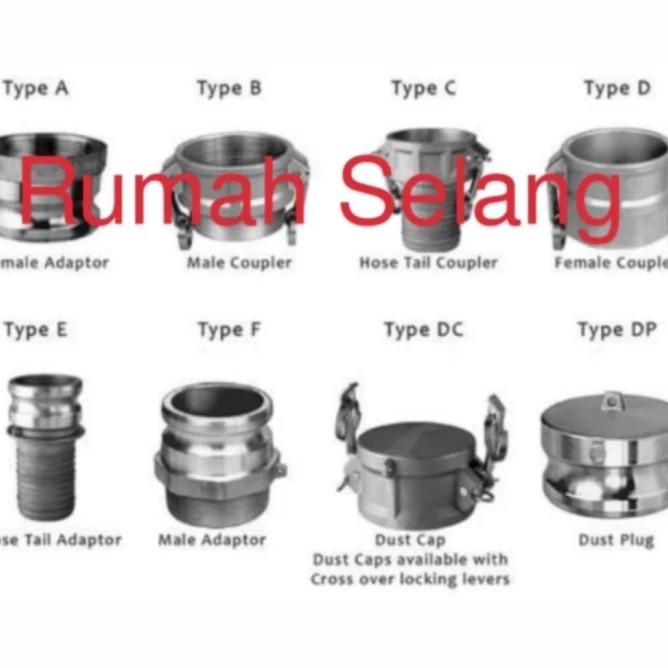Camlock Stainless Steel Type D1 1/2 Inch/Camlock Stainless Type D150 ...