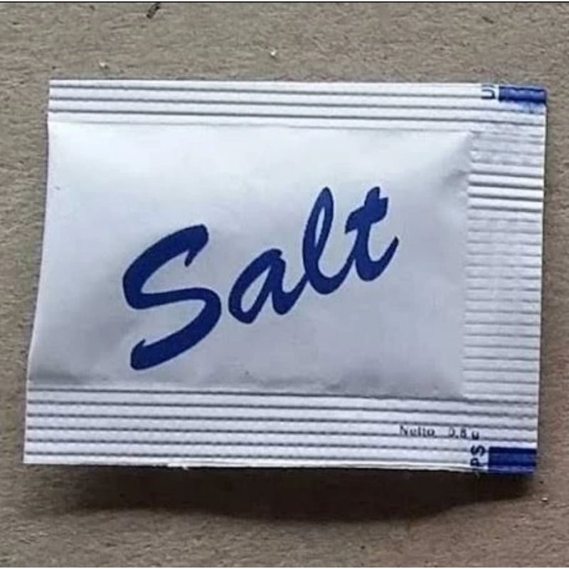 Small Sachet Salt - Sachet Salt @250 pcs | Shopee Malaysia