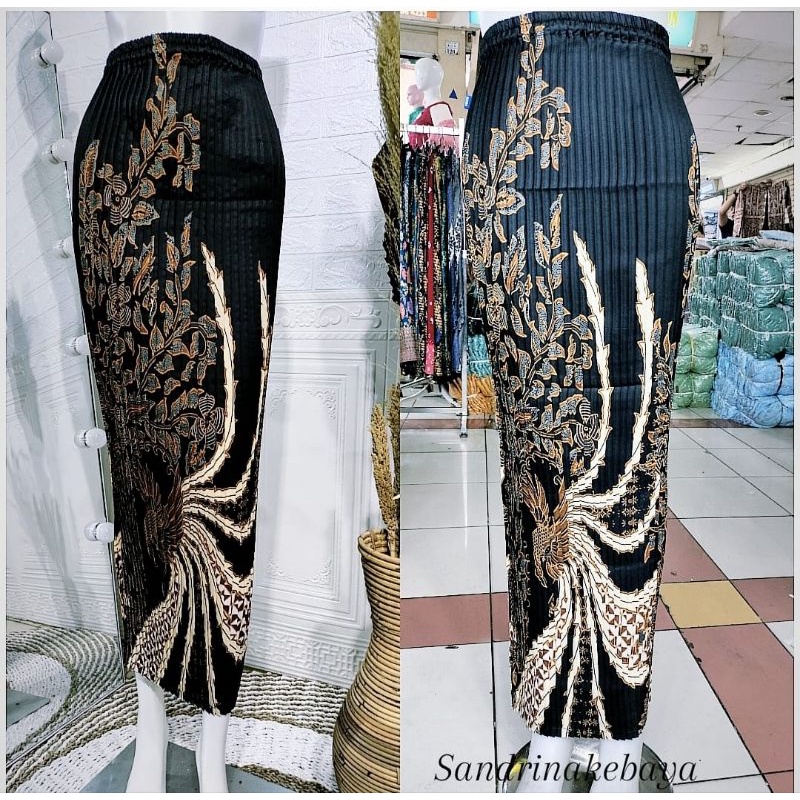 Graduation party batik plisket skirt | Shopee Malaysia