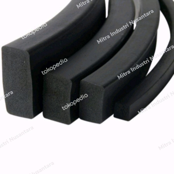 HITAM List Sponge Sponge Rubber Black Box 20mm x 50mm/Sponge Strip ...