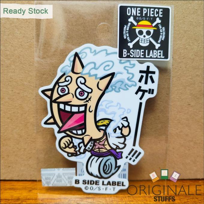B-side Label One Piece Sticker Monkey D Luffy Gear 5 "Hogame ...
