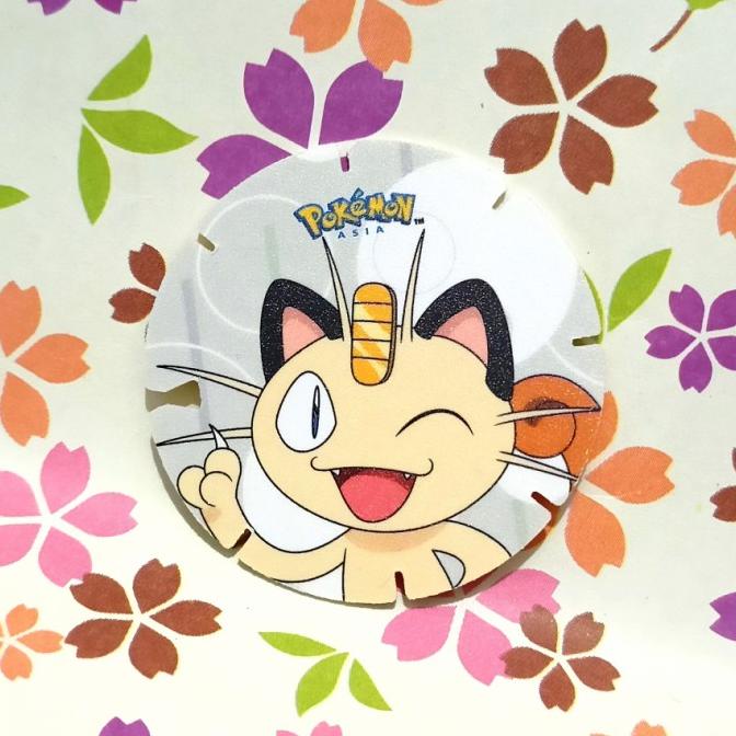 Meowth chiki balls pokemon coin tazos | Shopee Malaysia