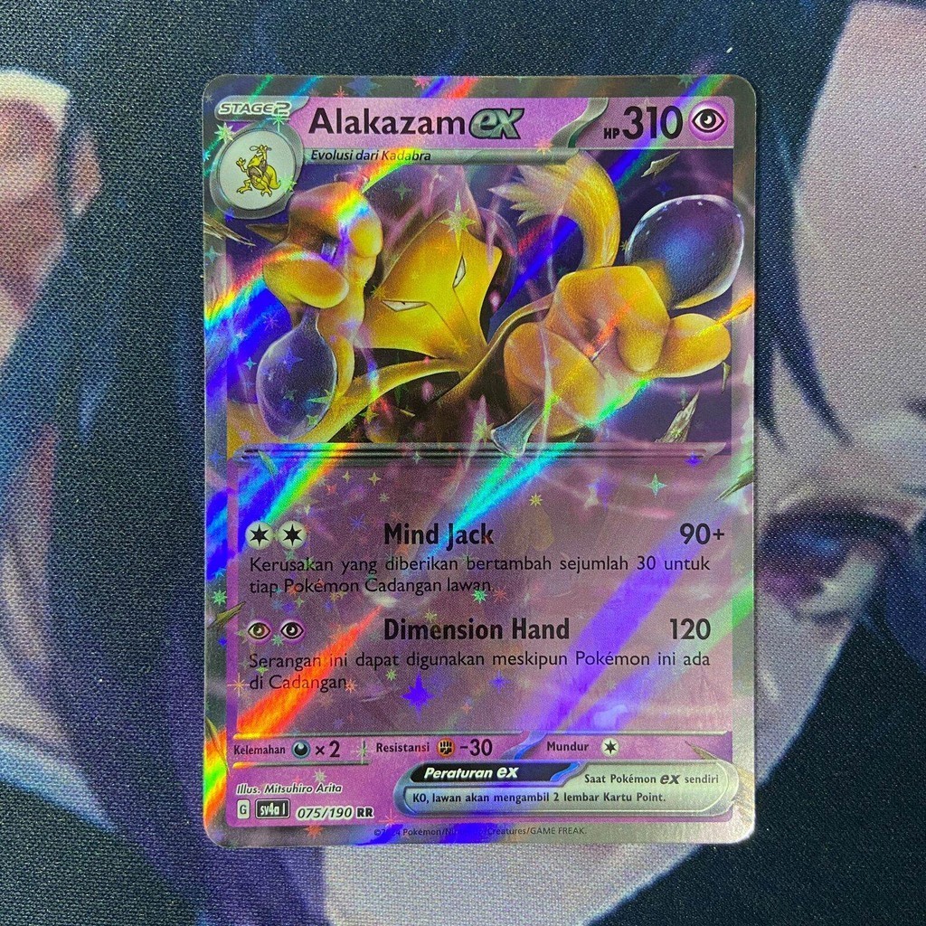 Pokemon (ID) alakazam ex - SV4a 075/190 - RR | Shopee Malaysia