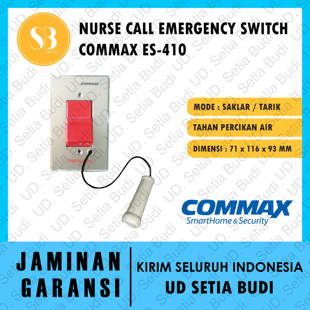 Emergency Switch Toilet Nurse Call Commax ES-410/Commax ES 410 | Shopee ...