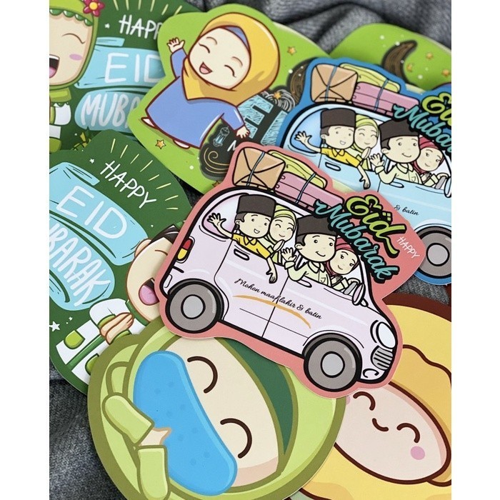 Popular Ramadan Eid Envelopes Cute Shape 3D Angpao Eid Card 047 ...