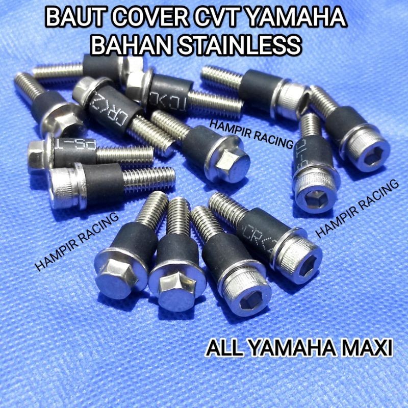 [1BIJI] Cvt COVER Bolt STAINLESS YAMAHA NMAX LEXI AEEOX STAINLESS Bolt ...