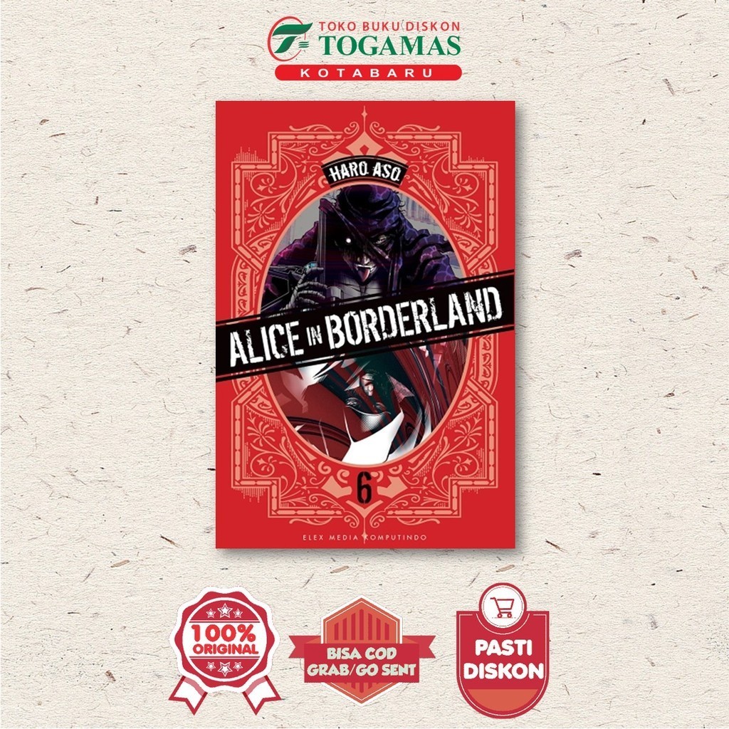 Alice In Borderland Vol 06 - Haro Aso | Shopee Malaysia