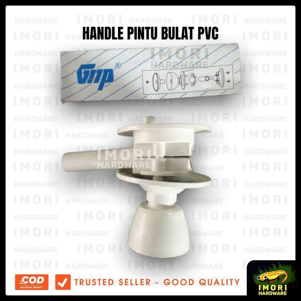 Gmp PVC Round Door Handle WC Bathroom Door Lock Handle | Shopee Malaysia