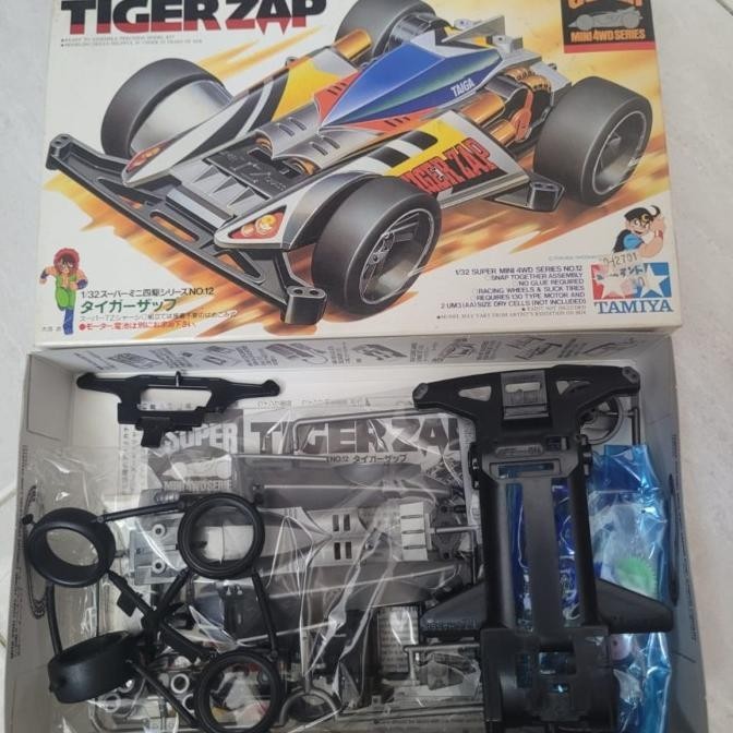 Tamiya Mini 4WD 1/32 tamiya 19512 Tiger Zap (Super TZ Chasis) | Shopee ...