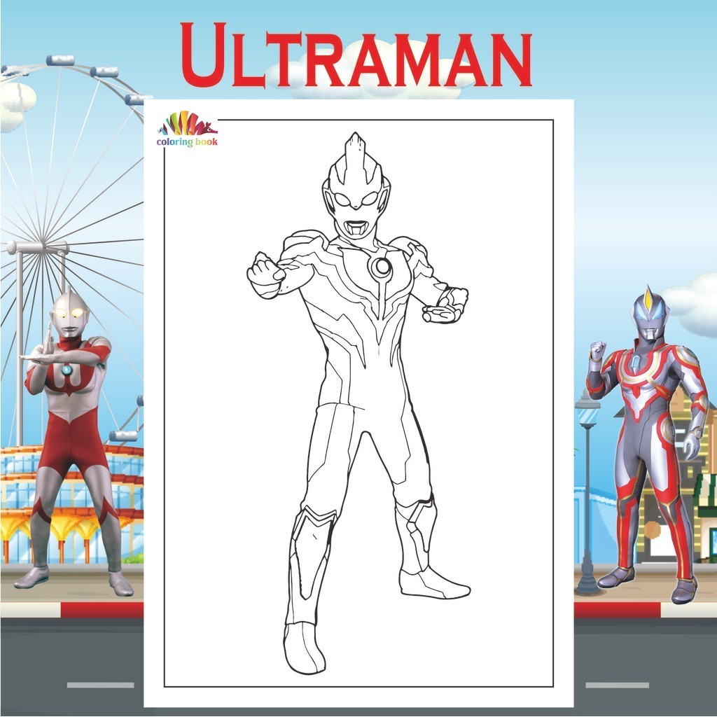 Coloring PAPER / COLORING / DRAWING PAPER / ULTRAMAN / COLORING PAPER ...