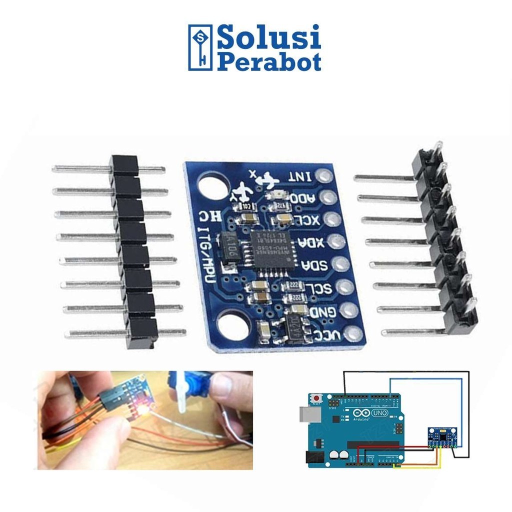 Axis Gyro Module MPU-6050 GY-521 SP / GY521 MPU6050 6DOF Module ...