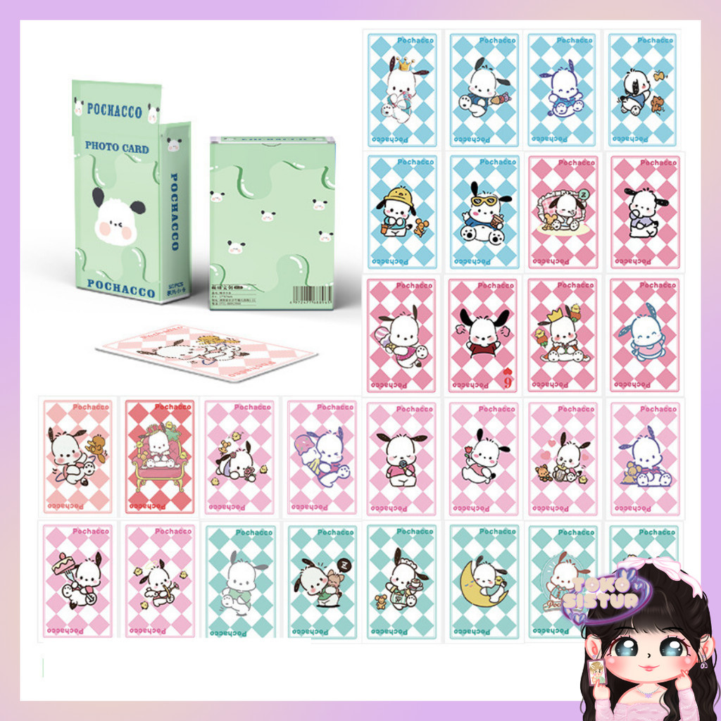 [TS] Pochaco HOLOGRAM PHOTOCARD LOMO CARD ANIME 2-sided 50PCS ANIME ...