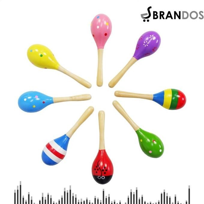 KAYU Marakas Wood Shaker Maracas Percussion Musical Instrument Acoustic ...