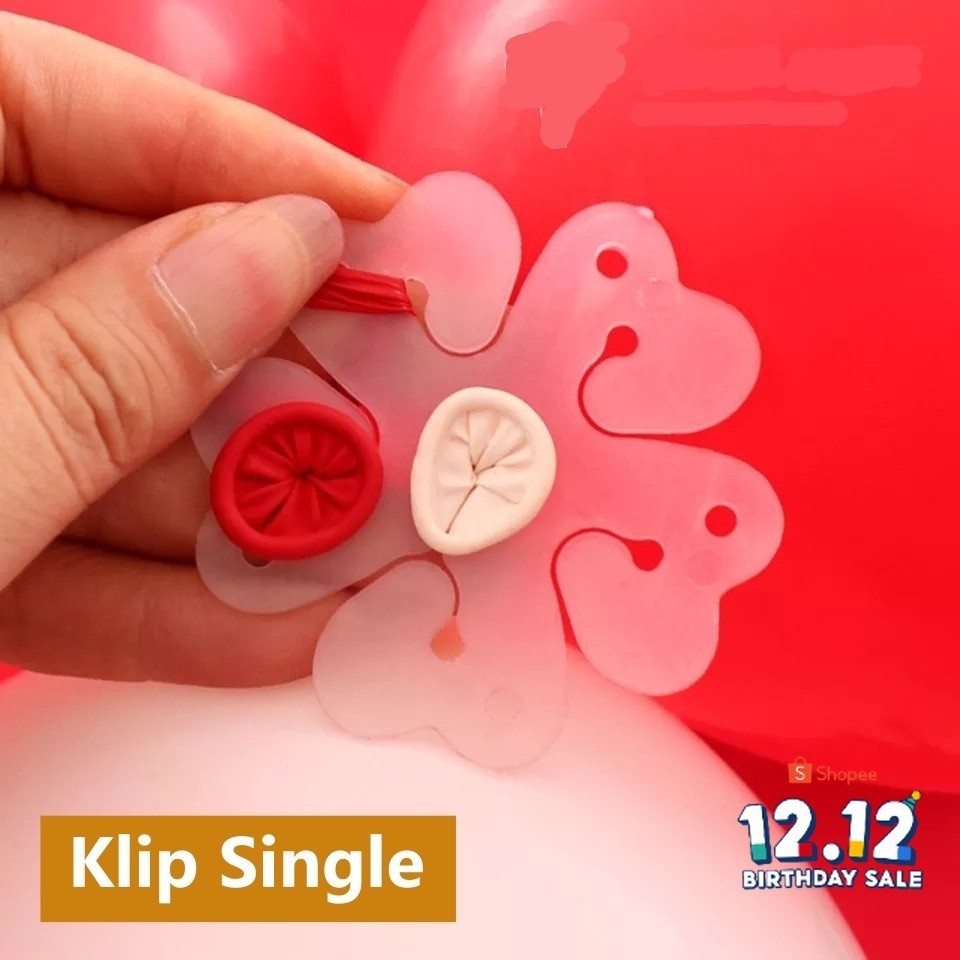 Lekapekaeka - SINGLE Balloon Clip - Flower Balloon Clip Fastener ...