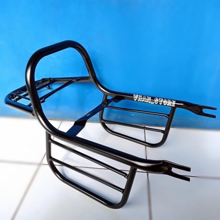 Kawasaki w175 Premium Rear Bag Rack Bag | Shopee Malaysia