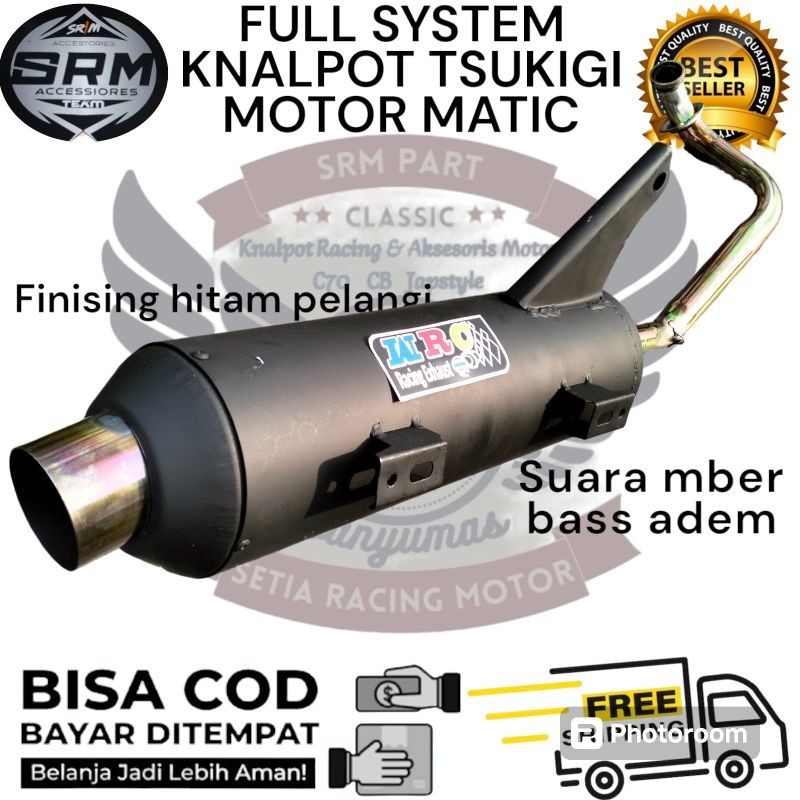 Tsukigi exhaust WRC BEAT DELUXE Mber gledeg Sugi Vario 110 carbu mio ...