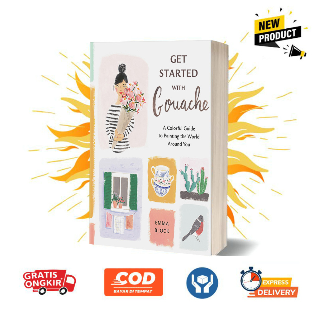 Get Started With Gouache by Emma Block (English) | Shopee Malaysia