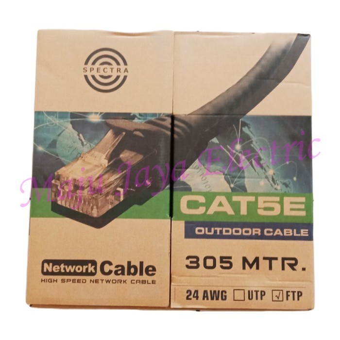 Spectra FTP CAT 5 / CAT 5E OUTDOOR LAN CABLE 1 ROLL (305 METERS ...