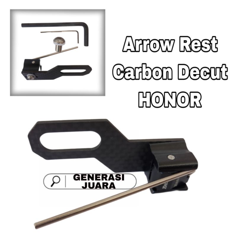 Arrow Rest Carbon DECUT HONOR - Carbon Arrowrest Recurve Bow - Arrow ...
