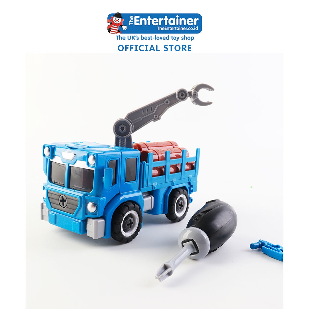 Okiedog Diy Robo Truck Timber Truck - Children's Robot Car Toy (Blue) | Shopee Malaysia
