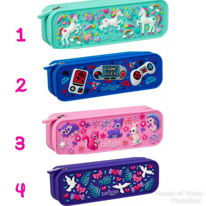 HIJAU New Smiggle Go Silicone Pencil Case - Smiggle Pencil Case - Light ...