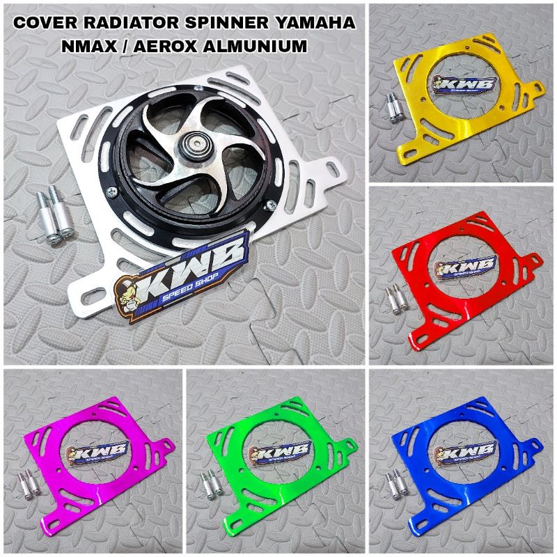 Yamaha nmax / aerox / lexi almumium radiator spinner Cover bonus ...