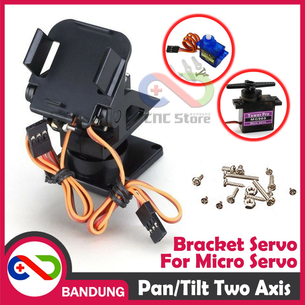 Dual-axis XY BRACKET SERVO SG90 MG90 FPV DIY CAMERA GIMBAL ARM LIGHT ...
