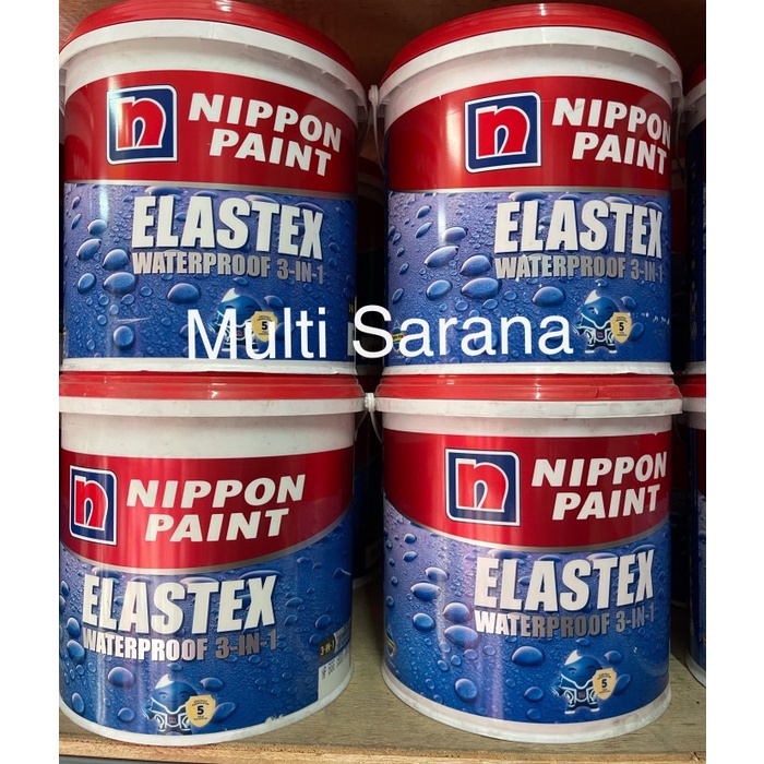 Elastex waterproofing paint, 4 kg packaging | Shopee Malaysia