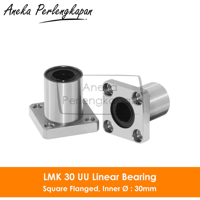 Lmk30uu / LMK 30 UU Linear Motion Square Flange Bearing | Shopee Malaysia